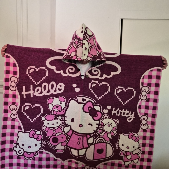 Jackets & Coats | Hello Kitty Poncho | Poshmark